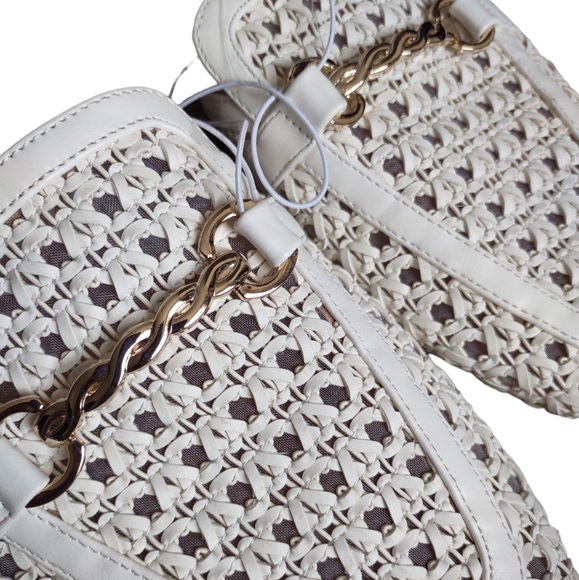 torrid | Shoes | Torrid Size 1ww Wide Width Bone Horsebit Woven Mule ...